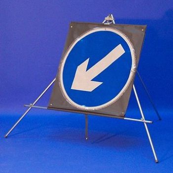 Quazar Directional Arrow Sign Reversable - Roll Up / Flexible - Honey ...