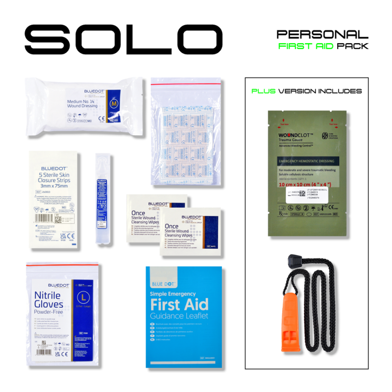 Stein SOLO Personal First Aid Pack – Compact & Essential