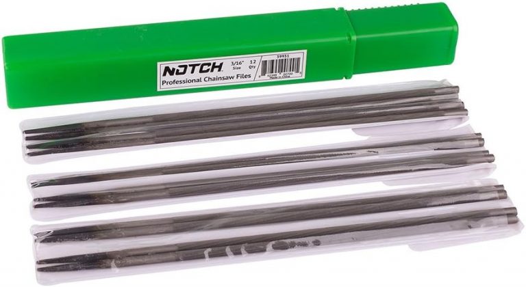 Notch Chainsaw Chain Files – 12 Pack