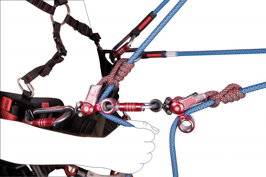 Camp Gyro Lanyard Twin - 5m - Honey Brothers