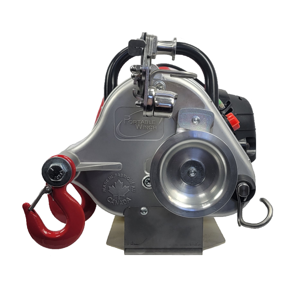 Portable Winch Petrol Winch - 1200kg Pull Force (Maruyama 50cc Engine)