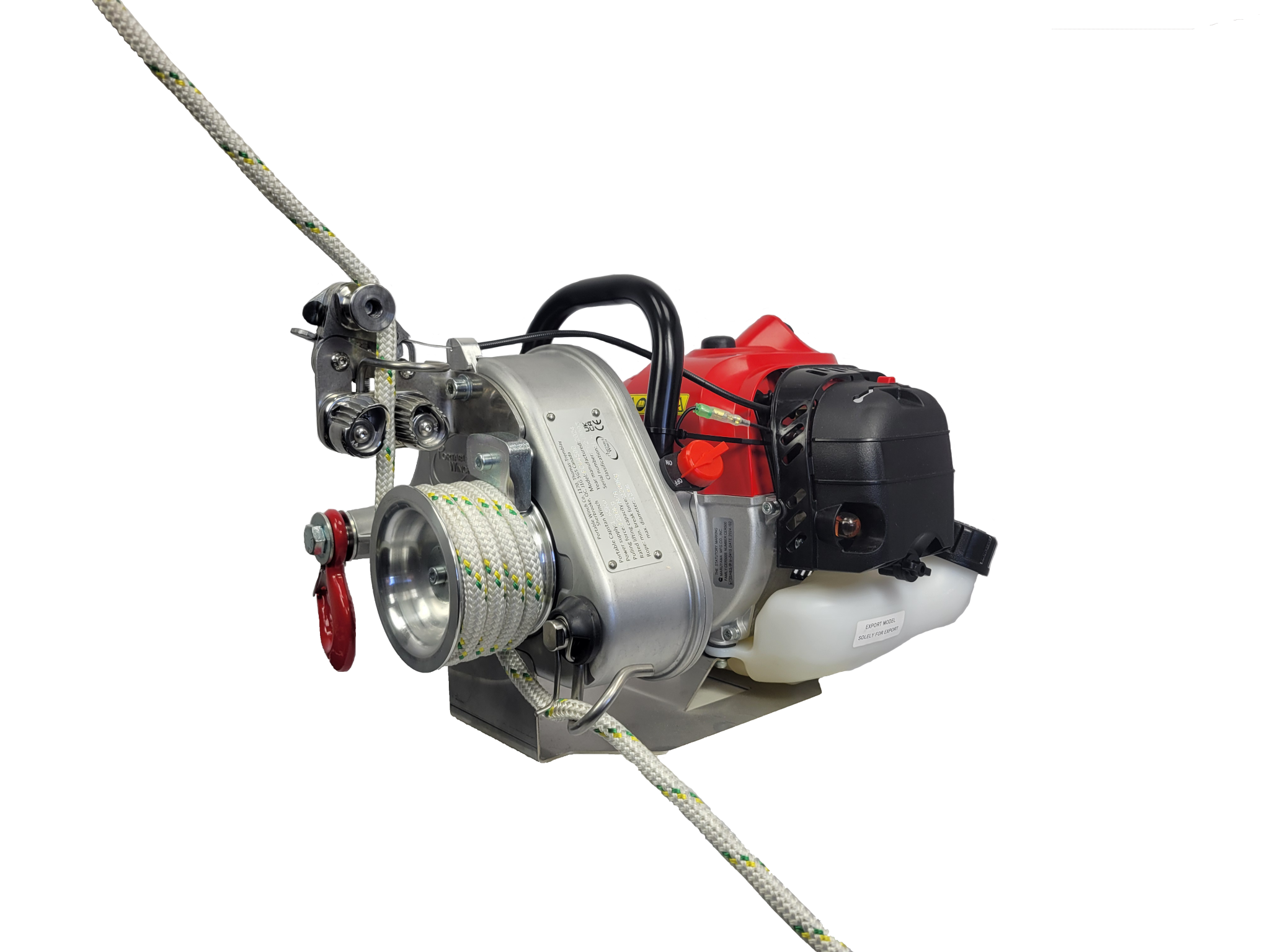 Portable Winch Petrol Winch - 1200kg Pull Force (Maruyama 50cc Engine)