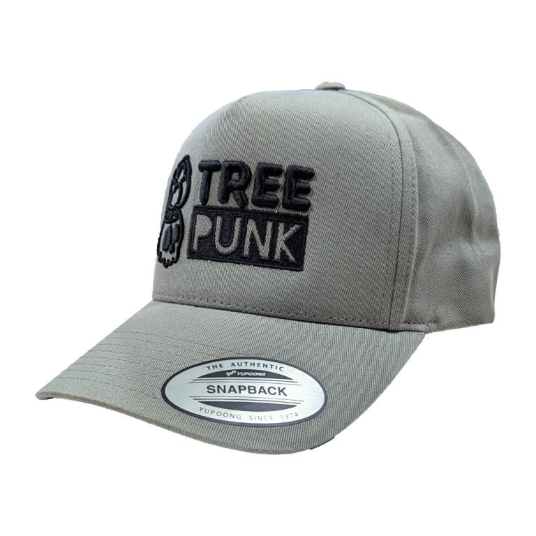 Tree Punk Grey Adjustable Flexfit Cap - Honey Brothers